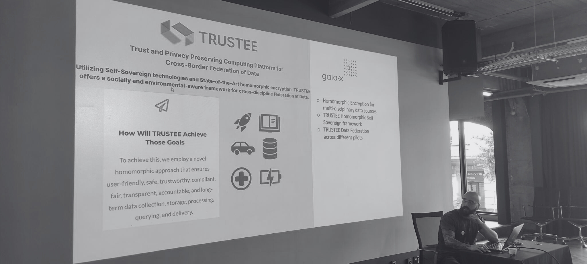 TRUSTEE at the Tech-X Conference Hackathon - k3y